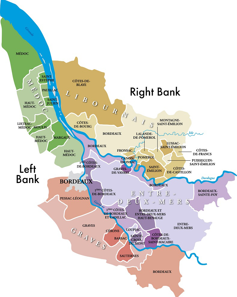Bordeaux | Right Bank vs Left Bank, what’s the difference? – Le blog ...
