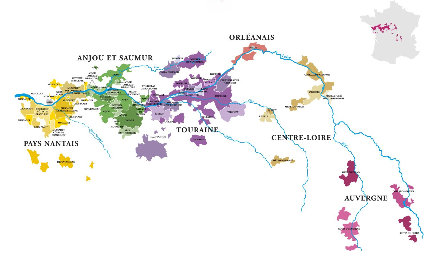 The ultimate guide to Loire Valley appellations – Le blog iDealwine
